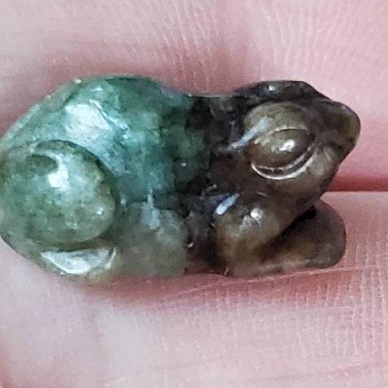 Stone Frog Figurine - Etsy