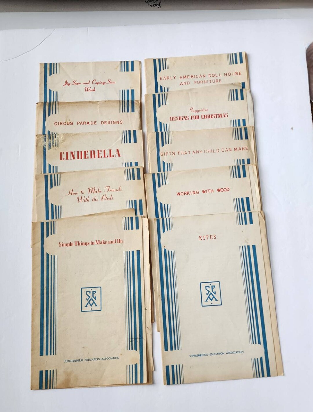 Vintage 1950's Kids Teaching / Activity Booklets Set, Story Hour Fun ...