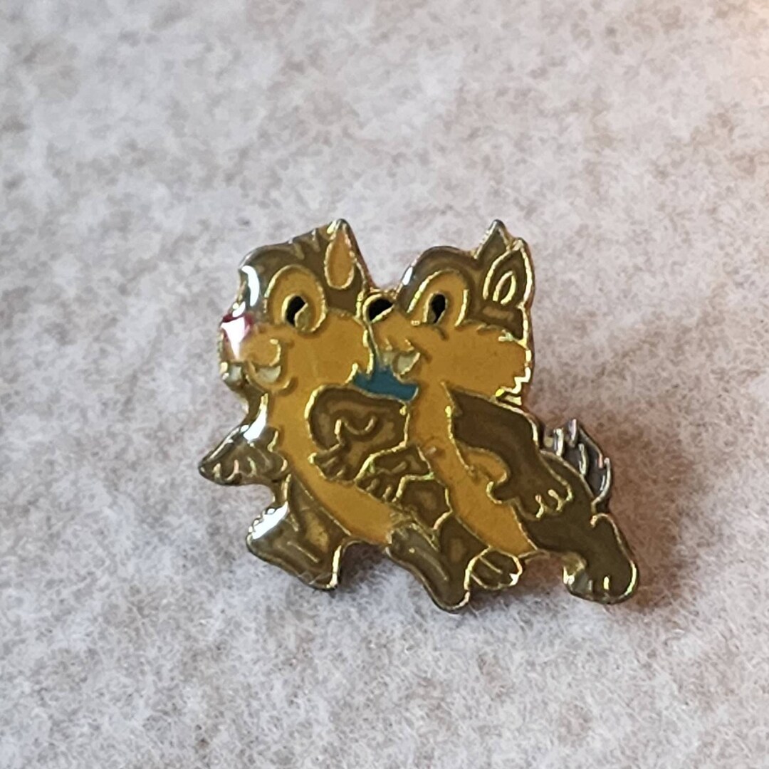 Chip & Dale Chipmunks Cartoon Lapel Pin Disney Character - Etsy