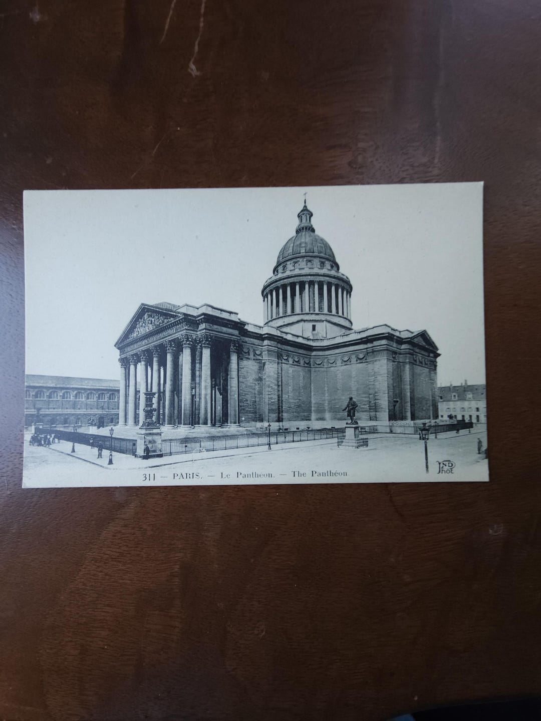 Vintage Paris Postcard, #311 Le Pantheon the Pantheon, French ...