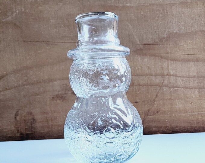 Snowman Glass Storage Jar, Christmas Gift Giving, Co-worker Gift - Etsy