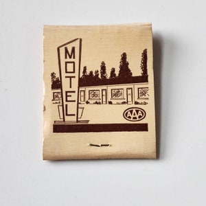Vintage Matches, Wasatch Motel Utah, Motel Advertising Matchbook, Salt ...