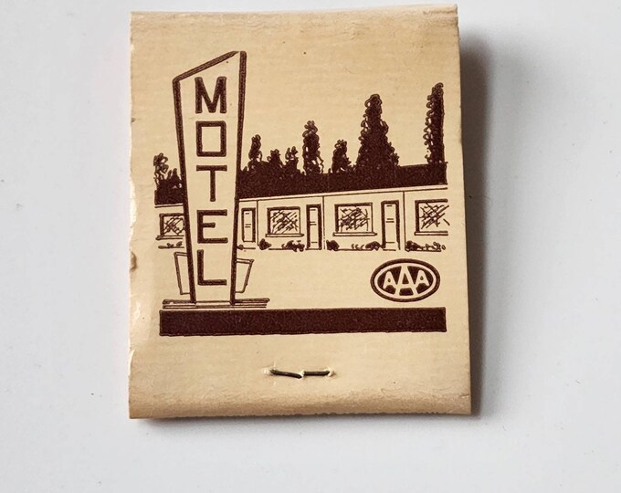 Vintage Matches, Wasatch Motel Utah, Motel Advertising Matchbook, Salt ...