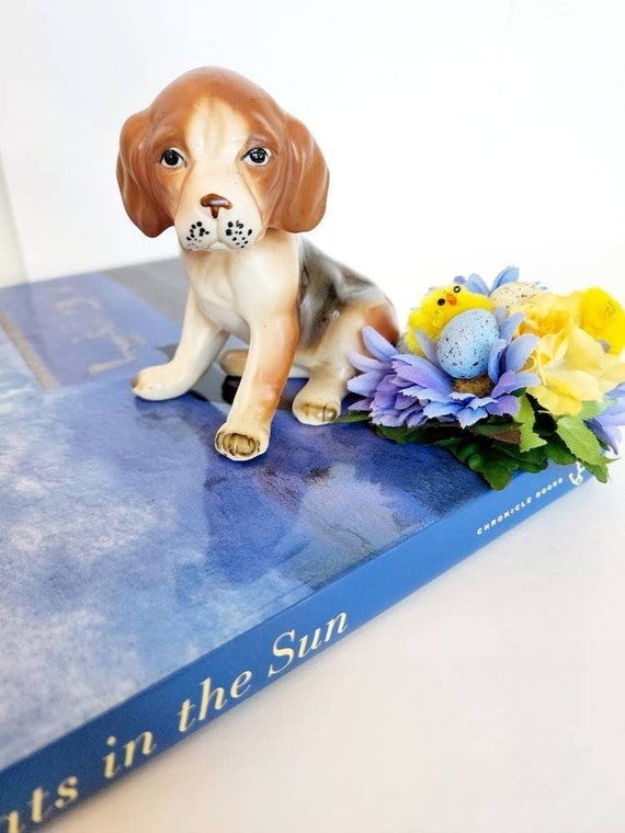 Beagle Pup Dog Figurine Cute Beagle Dog Figurine Lefton - Etsy