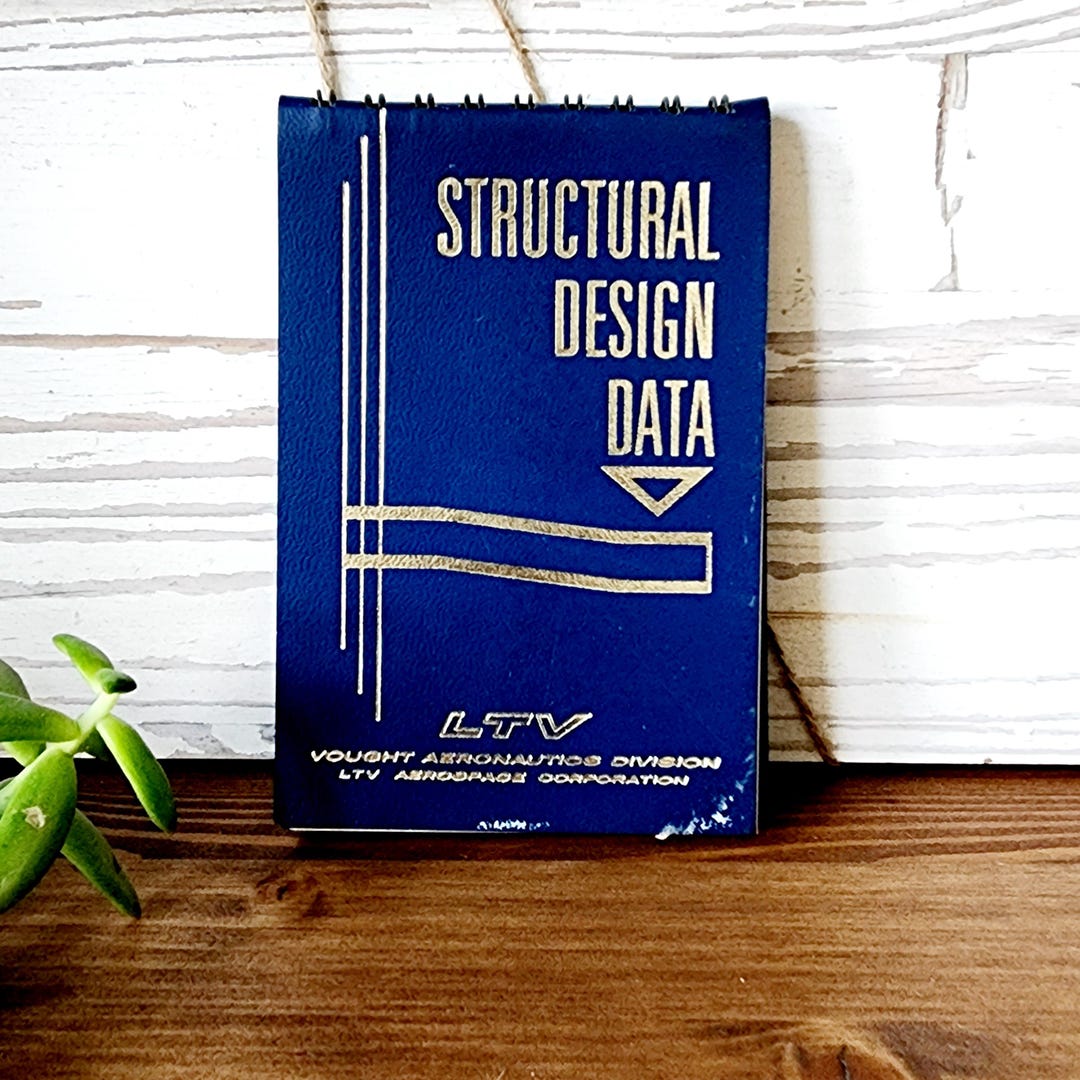 Vintage Study Guide, Structural Design Data Pocket Book, 1960s - Etsy
