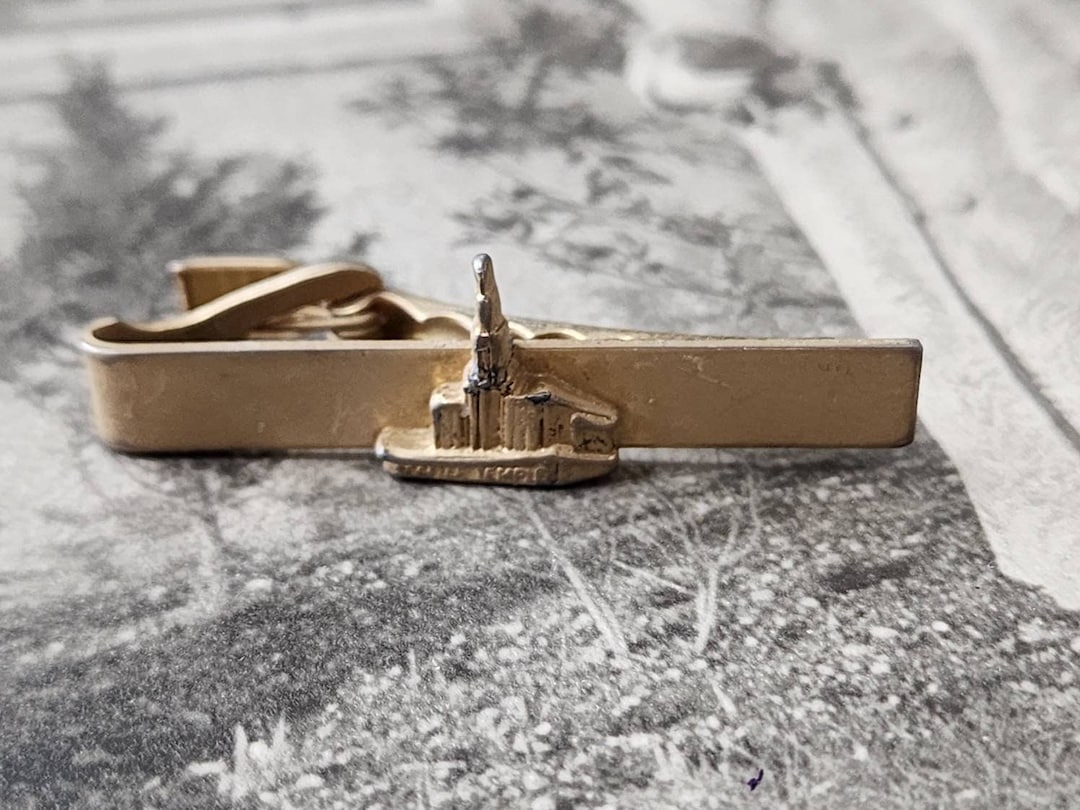 Seattle Mormon Temple Tie Clip, Vintage Mormon Tie Bar, Washington LDS ...