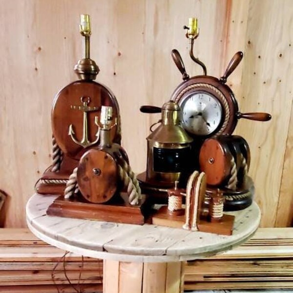 Wood Rope Lamp - Etsy