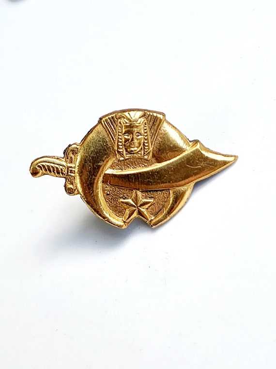 masonic shriners symbol gold - Gem