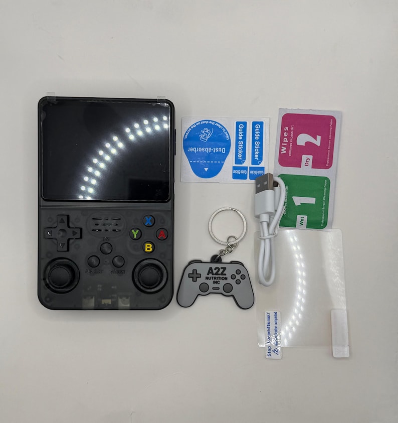 R36S Retro Handheld Game Console, Portable Gaming System 64GB – Arkos ...