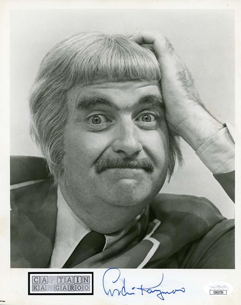Bob Keeshan Captain Kangaroo Autographed Photo | 8x10 | Certified by ...
