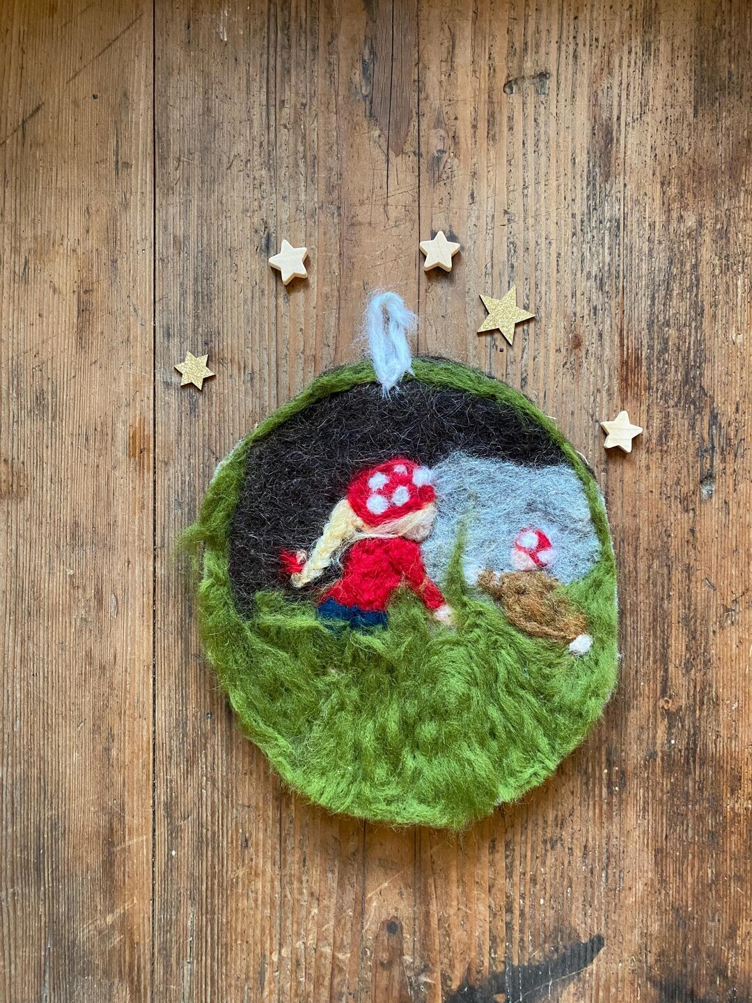 Felt Picture, Hand-felted Wool Picture, Waldorf Wool Painting, Nature ...