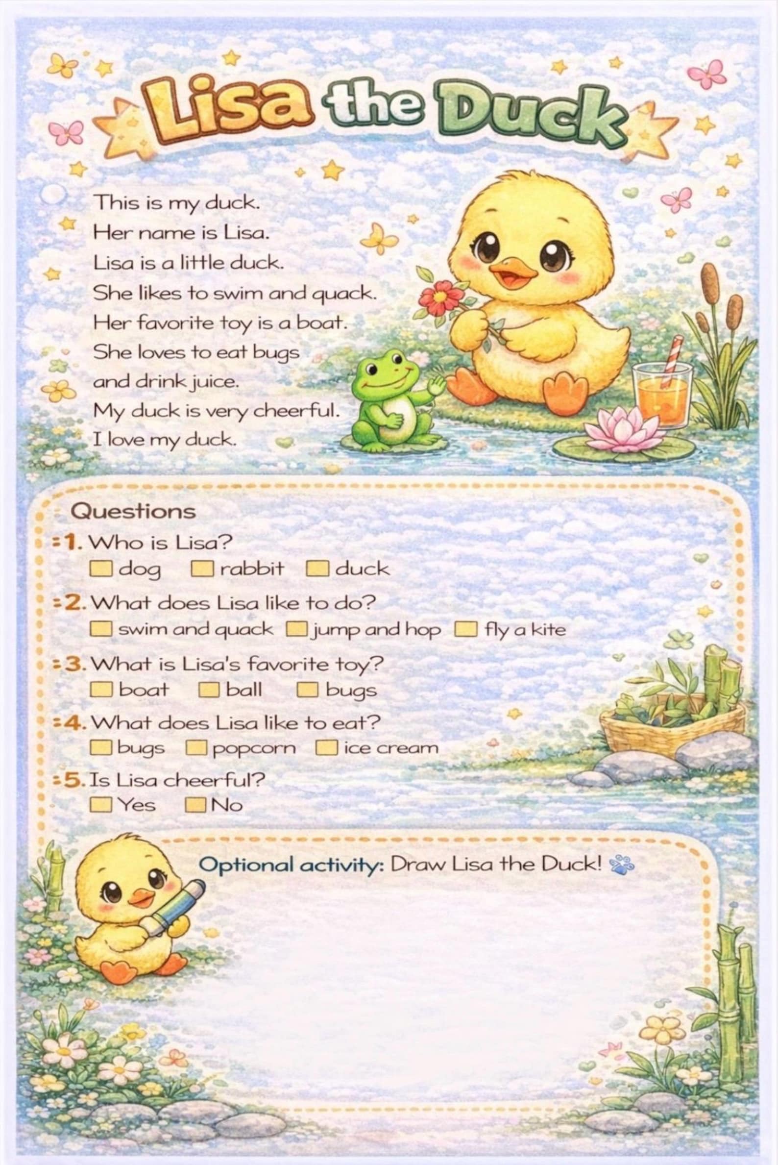 Reading Comprehension 2: 15 Short Stories With Exercises and Answer ...