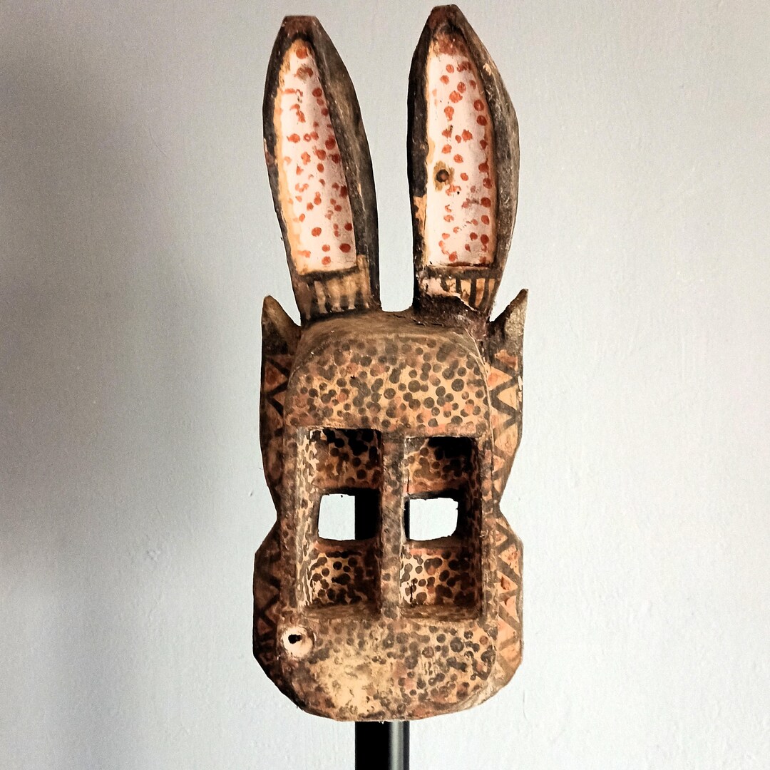 Dogon Dyommo-inspired Hare Mask – Mali Style - Mid Late-20th Century ...