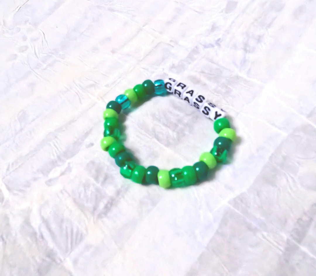BFDI "grassy" Kandi Bracelet - Etsy