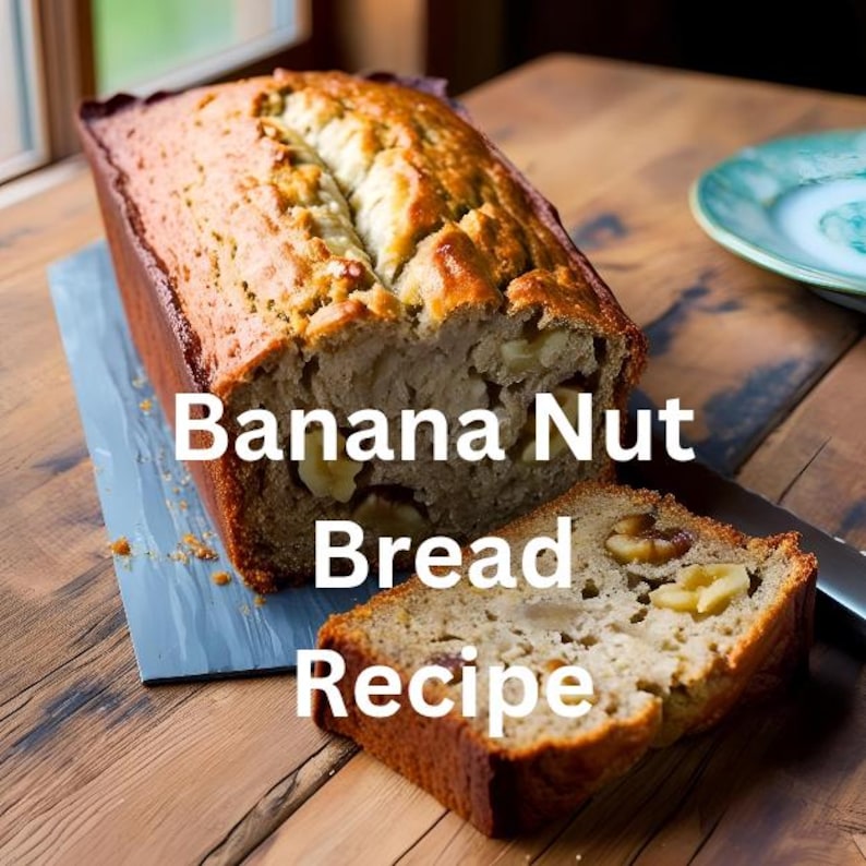 Banana Nut Bread Recipe, Banana Bread Recipe, Bread Recipe, Homemade ...