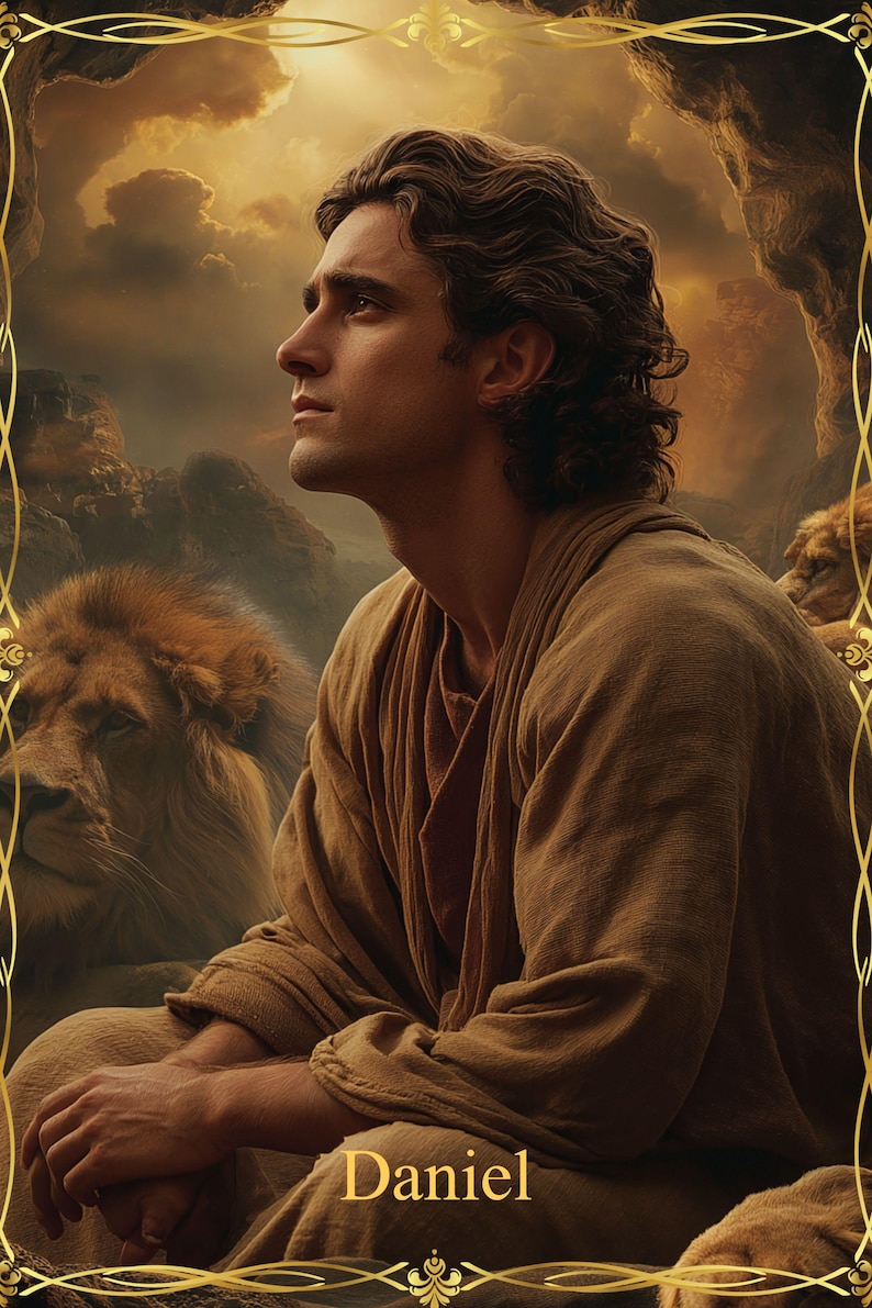 Old Testament Portraits, 30 Men and Women Bible Heroes Art Prints ...