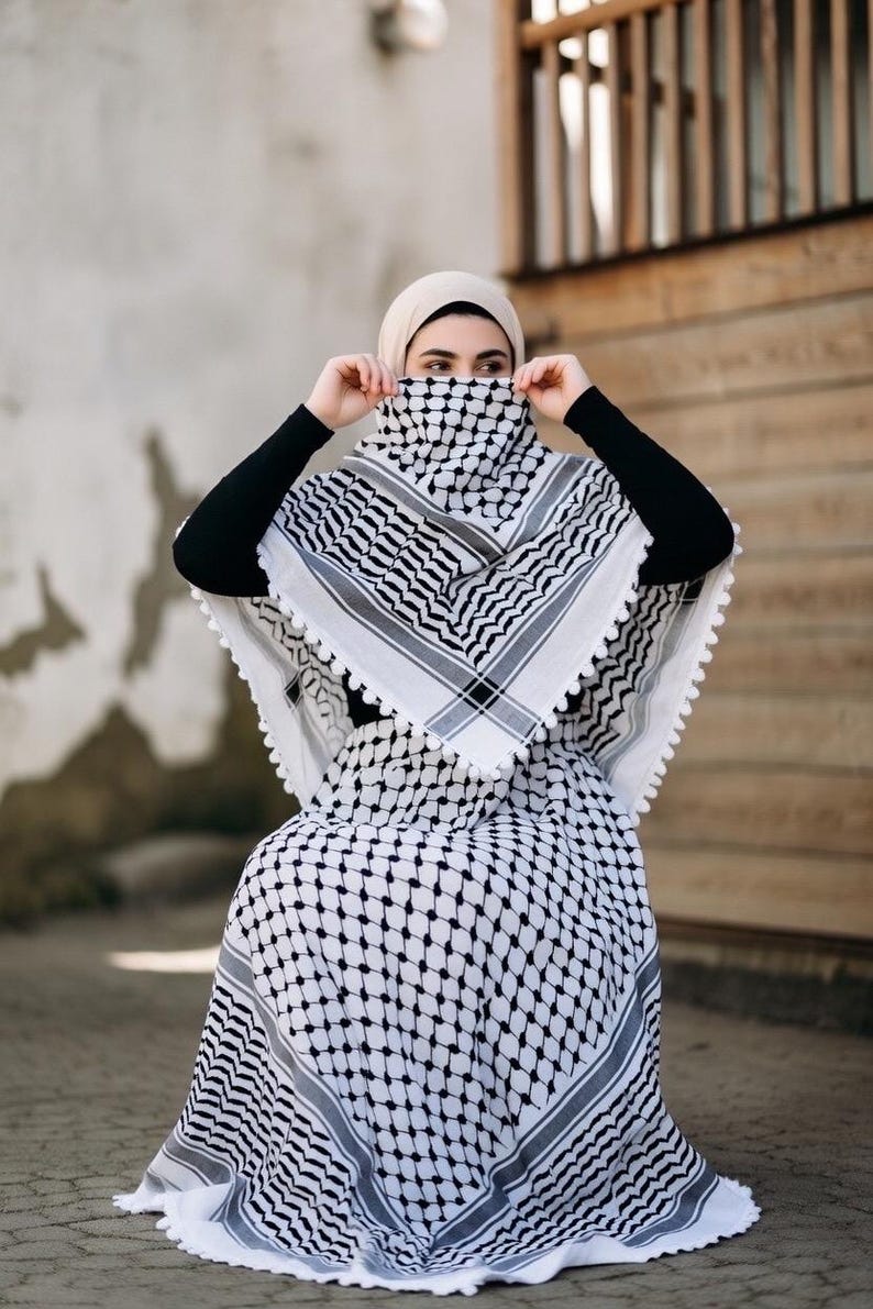 Palestinian Keffiyeh Wrap Skirt – Iconic Heritage Design - Etsy