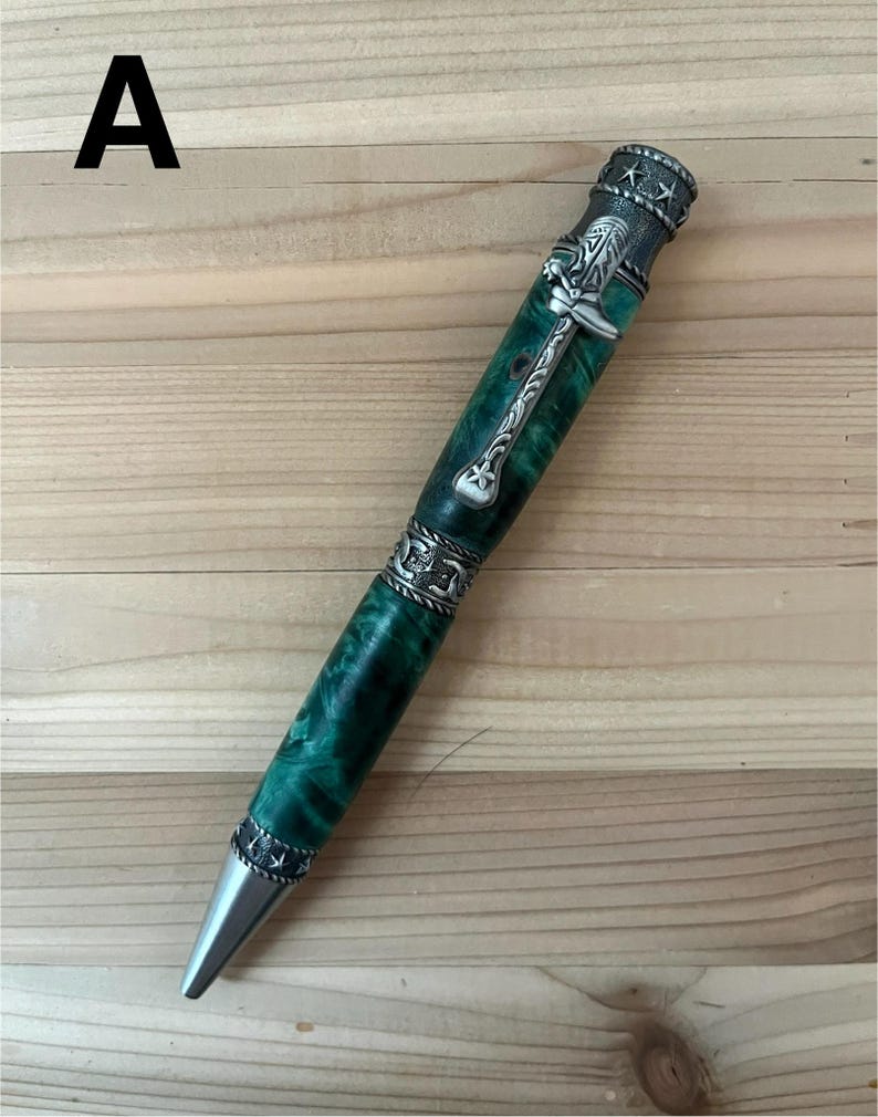 Hand-turned Cowboy Wood Pen - Etsy
