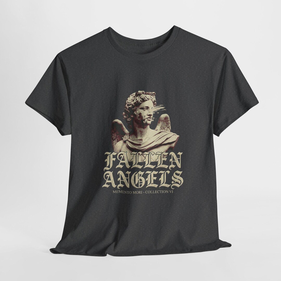 Classical Bust Angel Wings Unisex T-shirt Fallen Angels Graphic Retro ...