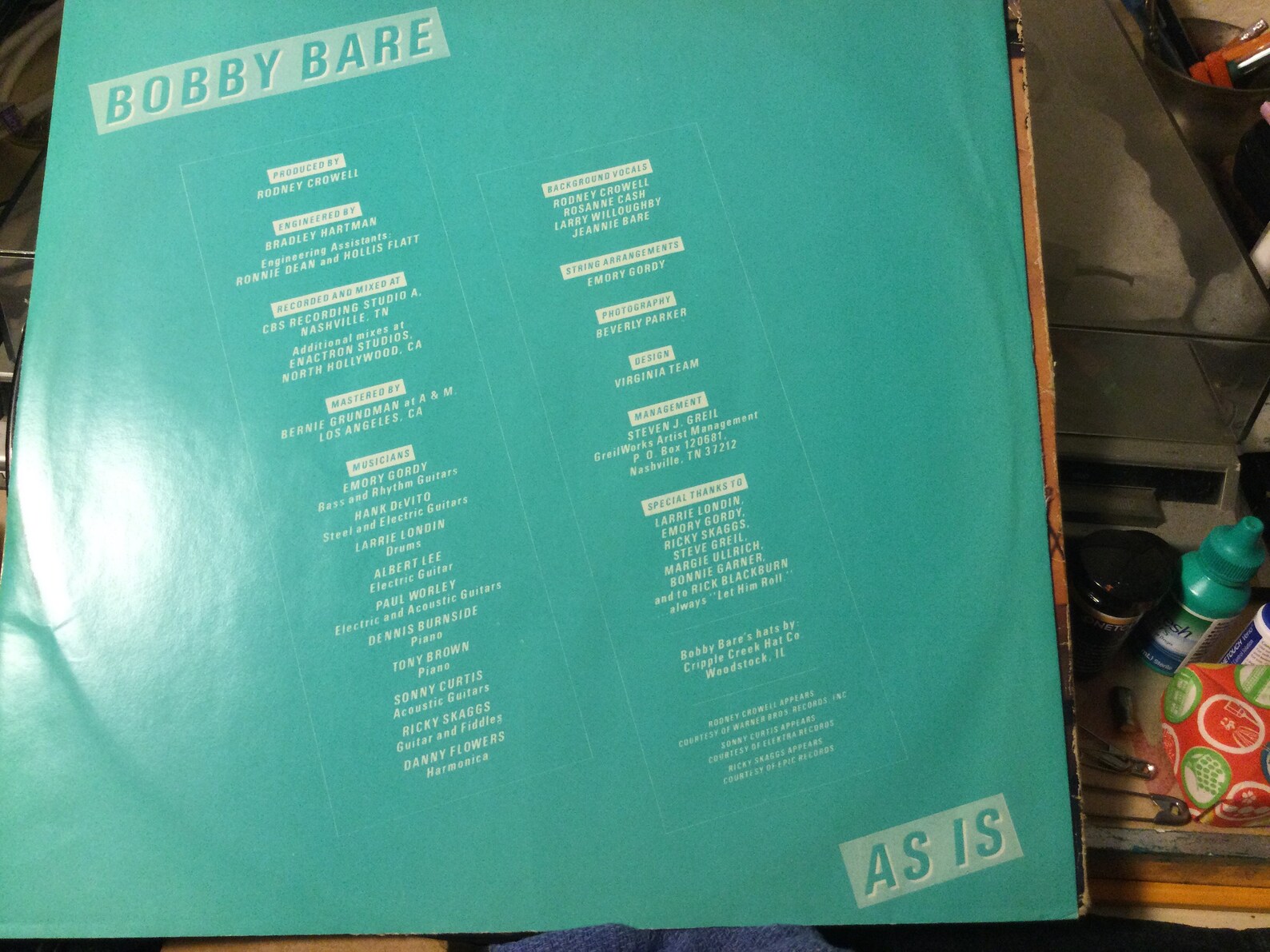 Bobby Bare as is 1981 Columbia Country Roots Produced by | Etsy