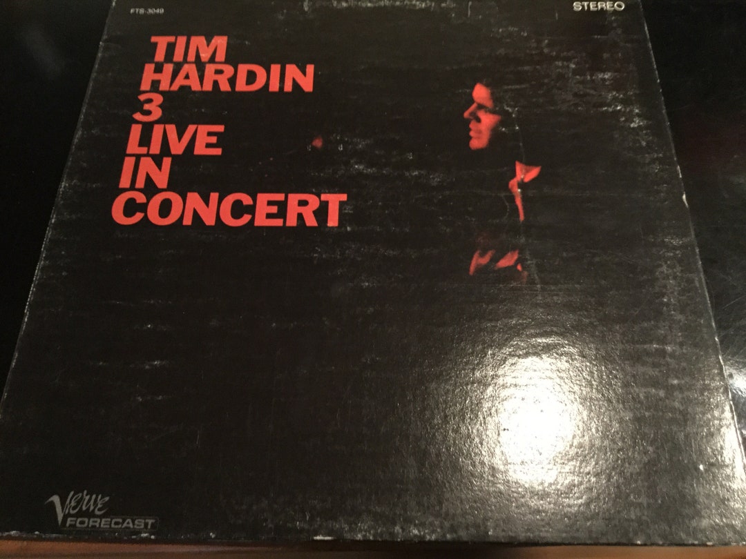 Tim Hardin 3 Live in Concert on Verve Forcast 1969 - Etsy