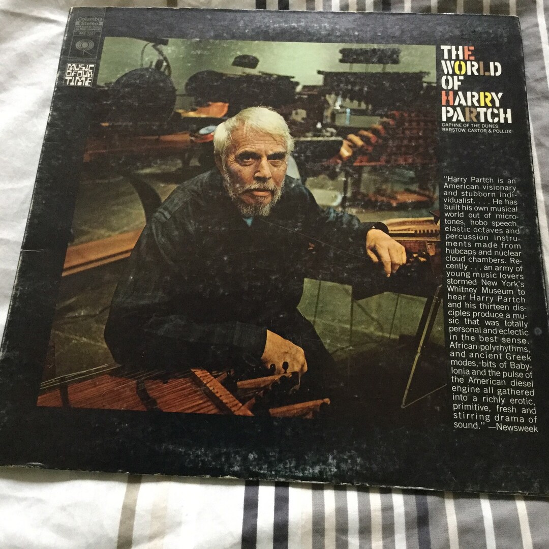 Harry Partch the World of Harry Partch on Columbia 360 Sound Records ...
