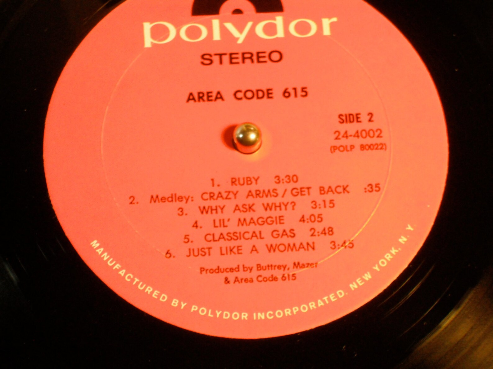Area Code 615 Dylans Band for Blonde on Blonde 1969 Polydor Classic ...