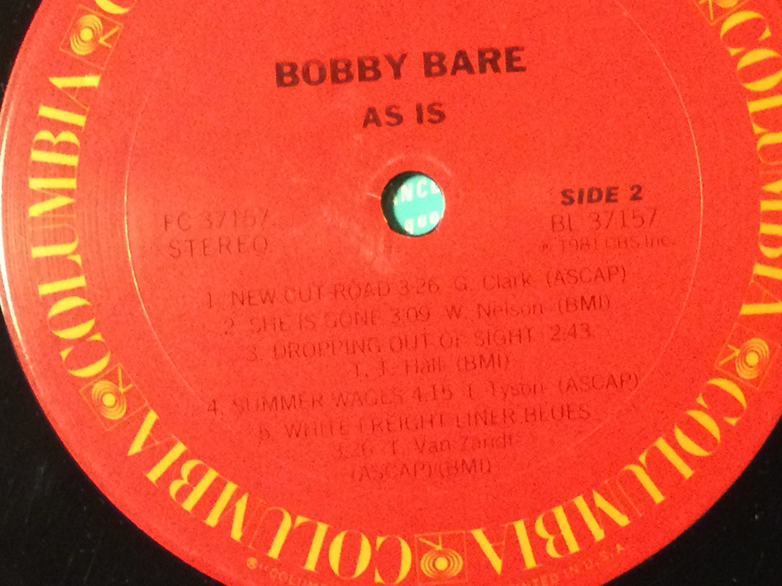 Bobby Bare as is 1981 Columbia Country Roots Produced by | Etsy