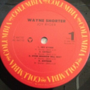 Wayne Shorter Joy Ryder Columbia Records 1988 RIP - Etsy