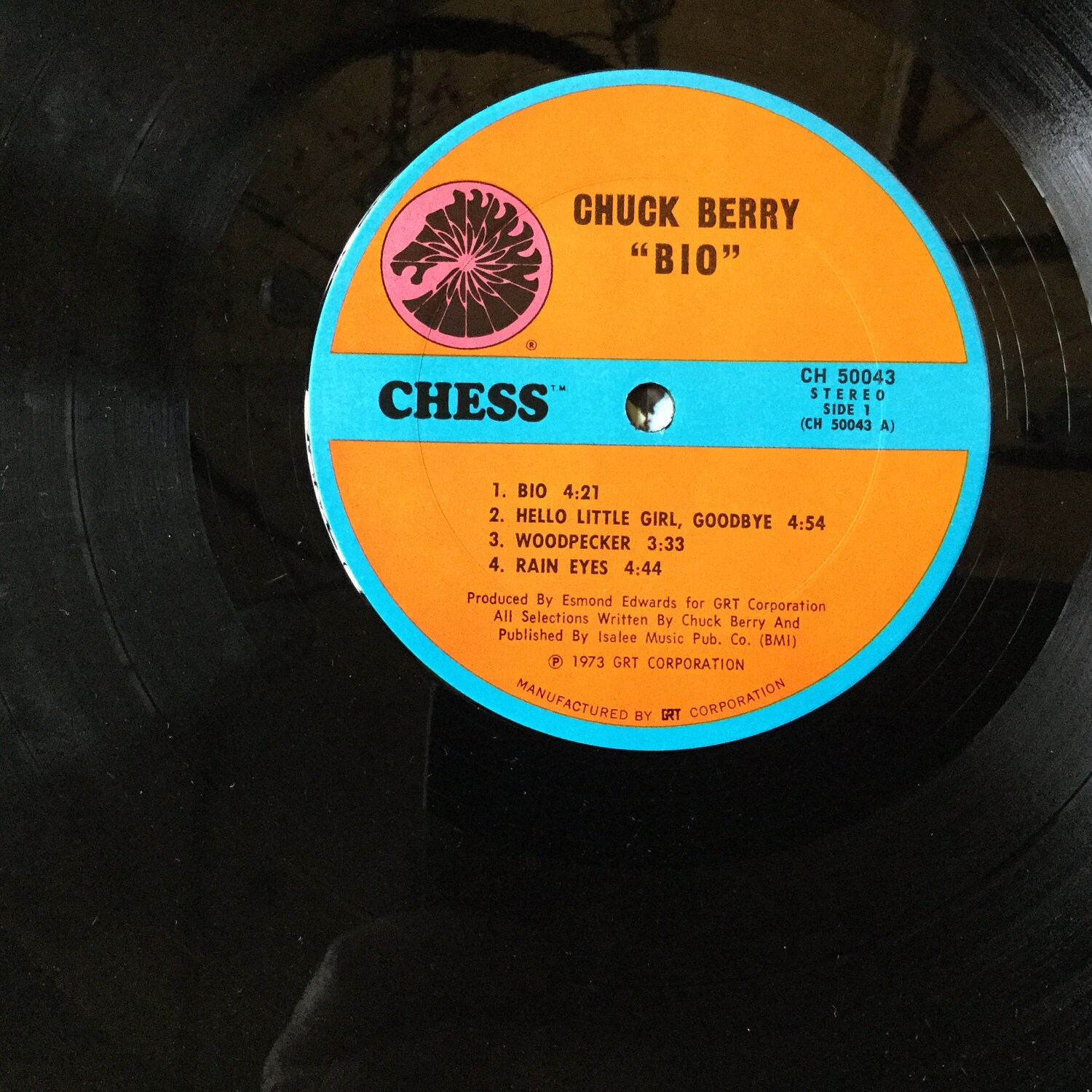 Chuck Berry Bio Chess Records 1973 | Etsy