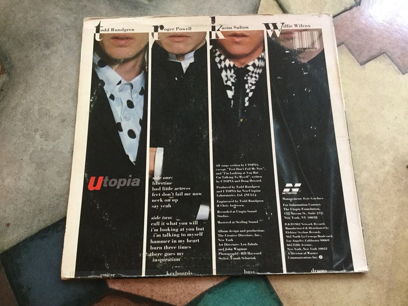 Utopia Network Records 1982 With Bonus Ep New Wave | Etsy