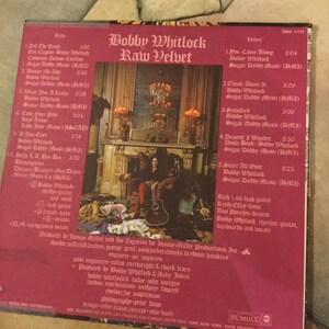 Bobby Whitlock Raw Velvet Solo Project Right After Layla With - Etsy