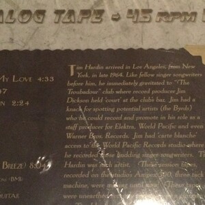 Tim Hardin Lost in LA 45 RPM 3 Never Before Released Songs From 1965 ...