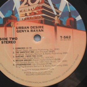 Genya Raven Urban Desire 1978 Promo Radio Copy Original Vintage Punker ...