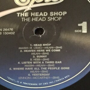 The Head Shop on Epic Records 1969 Rare Psychedelic Nyc Garage Band ...