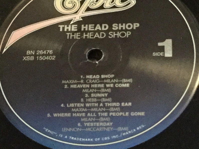The Head Shop on Epic Records 1969 Rare Psychedelic Nyc Garage Band ...