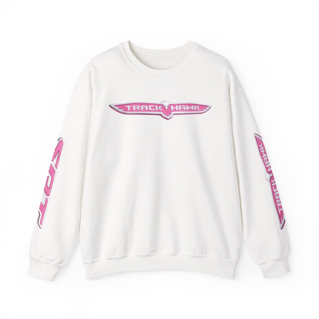 Pink SRT Trackhawk Logo Sweatshirt | Racing Graphic Crewneck - Etsy
