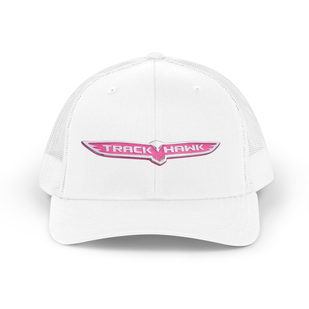 Trackhawk Logo Trucker Hat | Retro Car Emblem Mesh Cap - Etsy