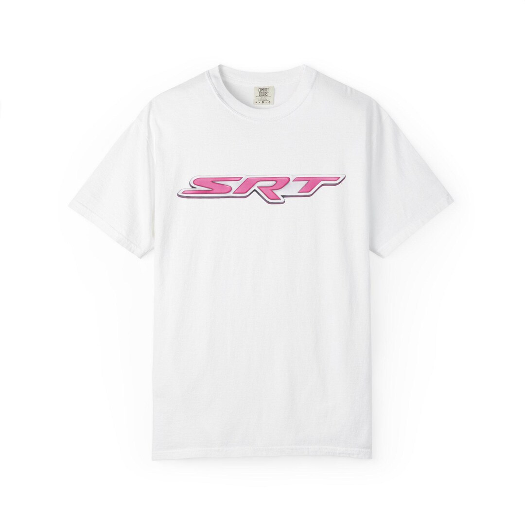 Pink SRT Logo T-shirt | Car Racing Graphic Tee - Etsy