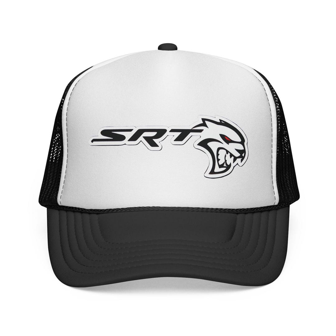 SRT Hellcat Logo Trucker Cap | Red White Blue Mesh Snapback - Etsy