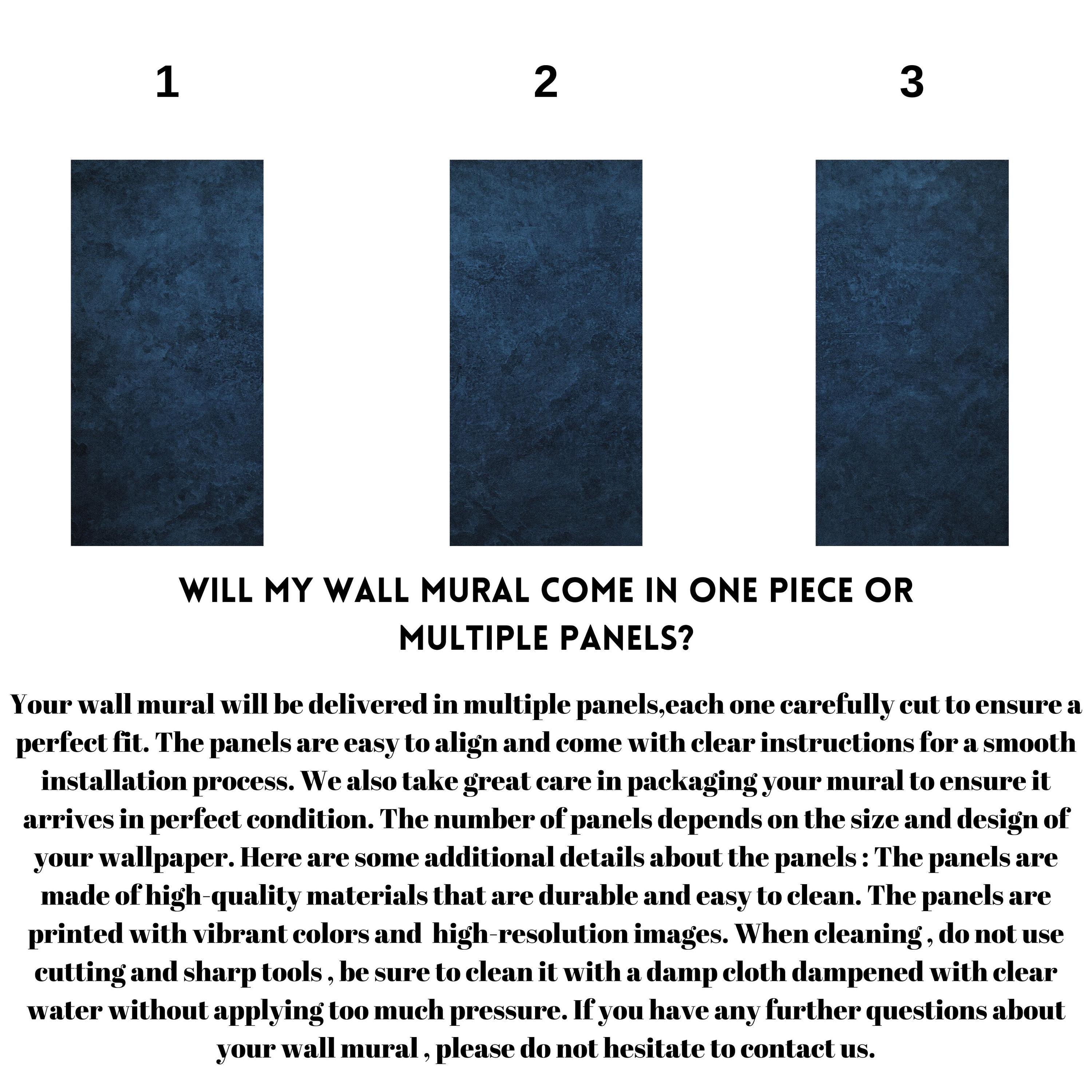 Navy Dark Blue Backdrop Concrete Texture Wallpaper, Peel and Stick ...
