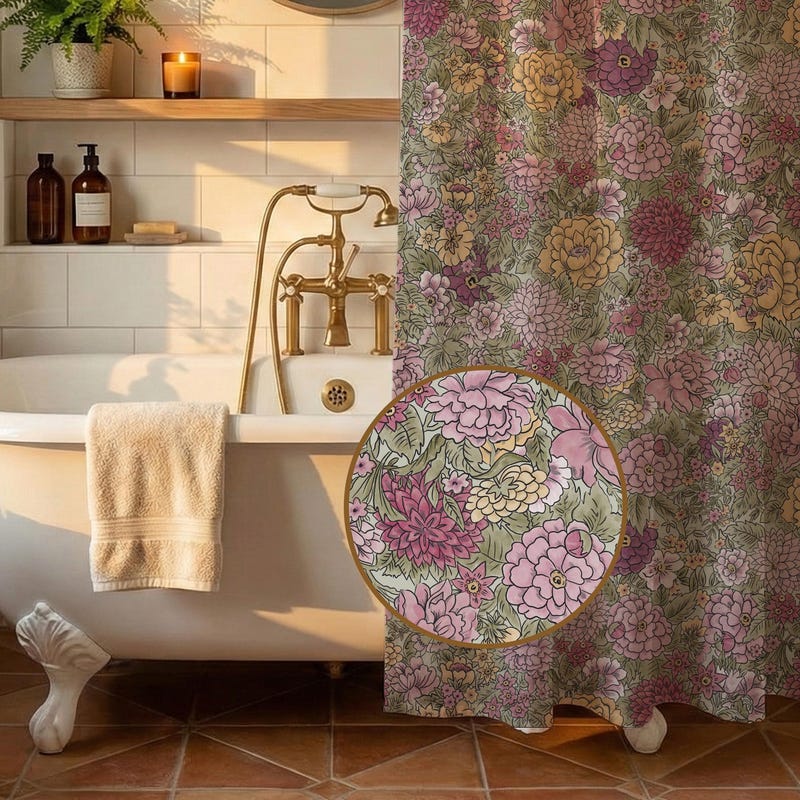 Colorful Showercurtain - Etsy
