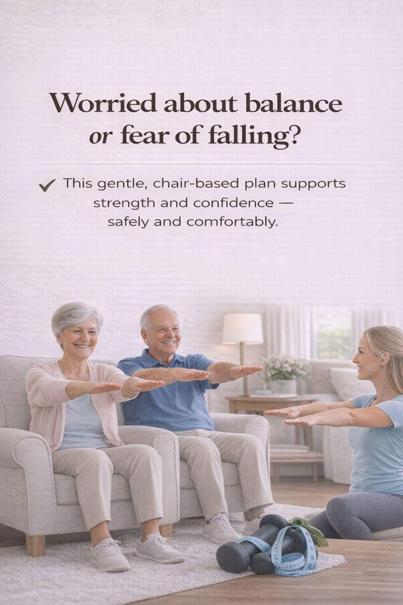 Chair Exercises for Seniors – Seated Balance & Fall Prevention Exercise ...