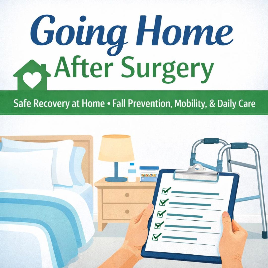 Going Home After Surgery Guide – Post-hospital Recovery & Fall ...