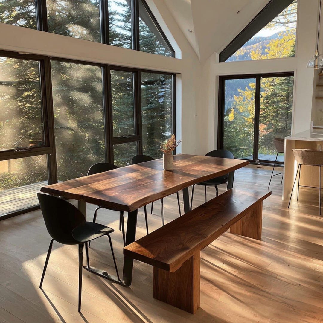 Luxury Table - Kitchen Table - Wood Table - Walnut Table - Modern ...