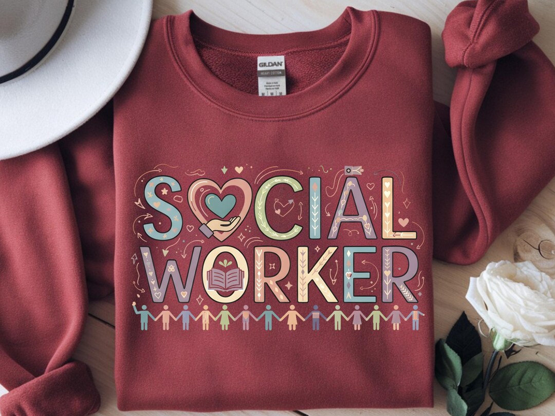 Social Worker Crewneck Sweatshirt Gift for Social Worker ,social Worker ...