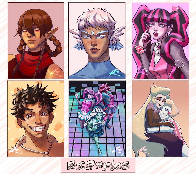 Digital Art Commission | Dnd OC | Fanart | Fantasy Art - Etsy UK