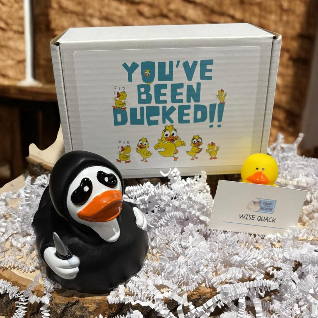The Scream Inspired Rubber Duck Gift Box – Art Lover Gift, Famous Art ...