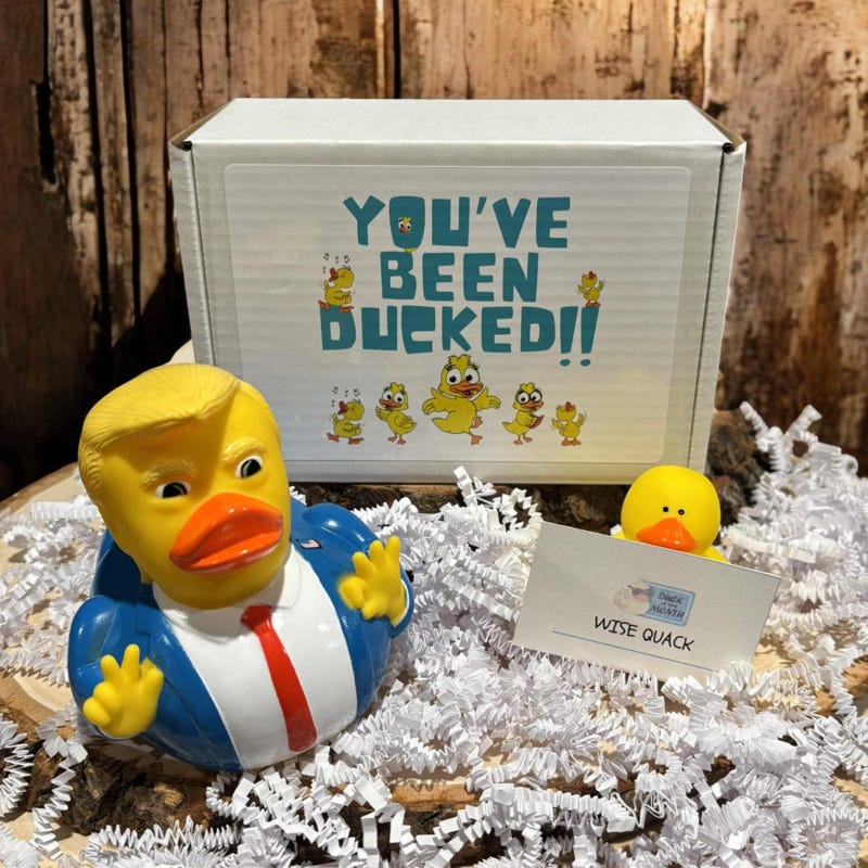 Trump Rubber Duck - Etsy