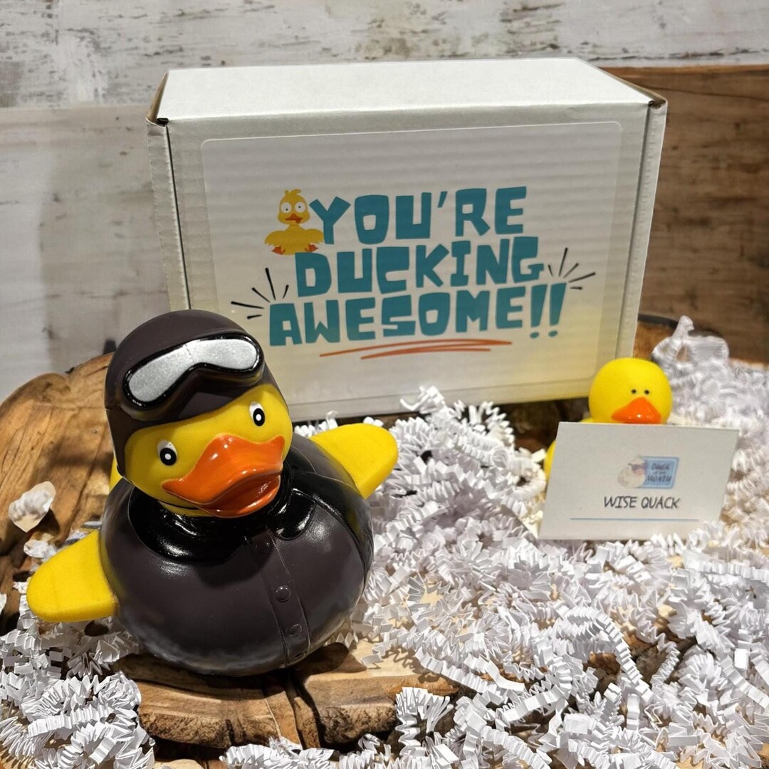 World War II Pilot Rubber Duck Gift Box – WWII Aviation Duck, History ...